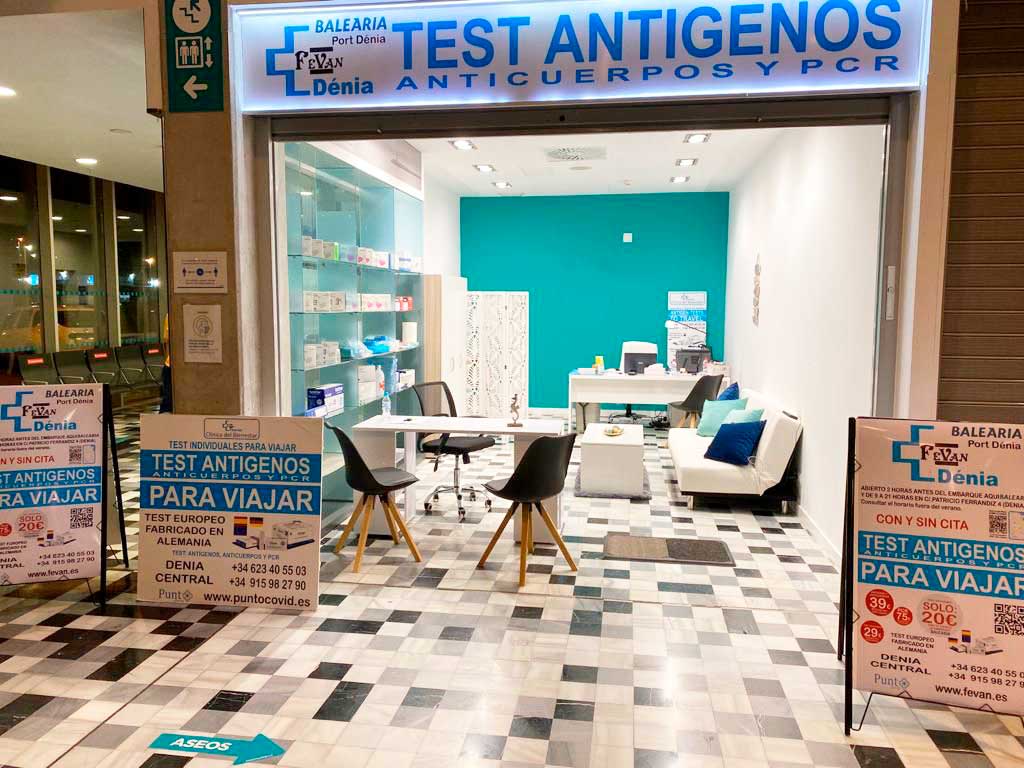 Fevan Dénia tiene nuevo punto de realización de PCRs y tests de ...