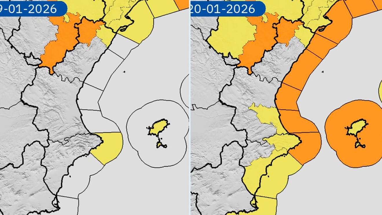 Storm Harry arrives in the Marina Alta region with three days of AEMET ...